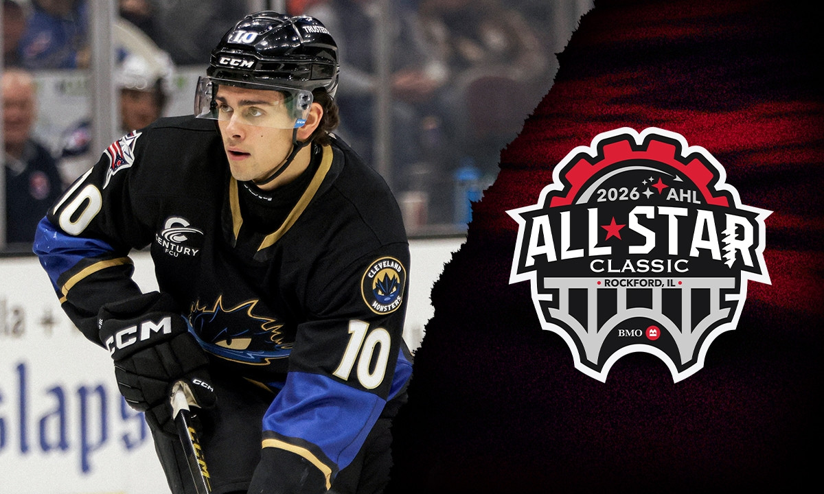 Monsters Forward Luca Del Bel Belluz Named 2026 AHL All-Star - Rock ...